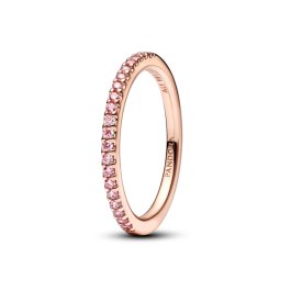 Sparkling Pink Band Ring | Official Pandora™ Malta